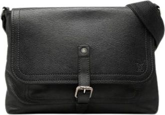 Louis Vuitton Pre-owned Sac bandouli&egrave;re Utah Omaha - Femme - Pre-owned - Noir - Taille: ONE Size