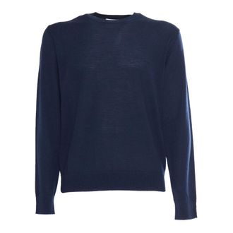 Ballantyne Maglia Girocollo - - Knitwear - Herren - Blau - S