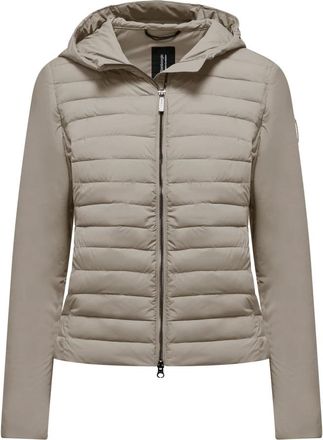 Bomboogie Femme, Vestes, Gris, Taille: 36 FR Veste en duvet en nylon stretch