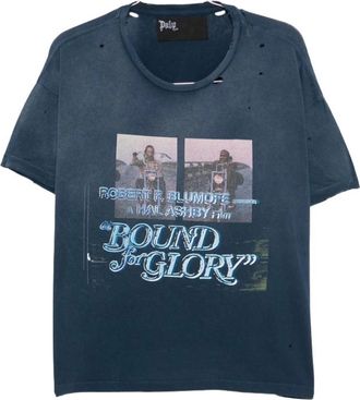 Paly Hollywood Homme, Tops, Bleu, Taille: XL T-shirt Graphique