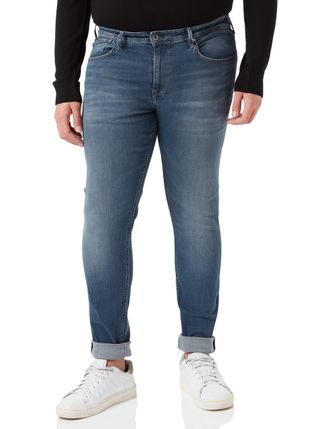 Pepe Jeans London Herren FINSBURY Jeans Jeans,38W/32L,Blau (Medium Used Denim 000)