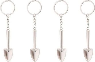 Vosarea Porte-clés De Pelle Mini 3d En Alliage De Zinc Solide Élégant Accessoire Léger Pour Clés Paquet à Dos Lot De 4 Pièces