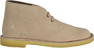 Clarks Homme, Chaussures, Beige, Taille: 40 EU Bottines &agrave; Lacets avec Semelle Contrast&eacute;e et Logo