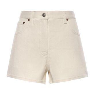 Valentino Garavani Denimshorts - - Shorts - Damen - Wei&szlig; - W27
