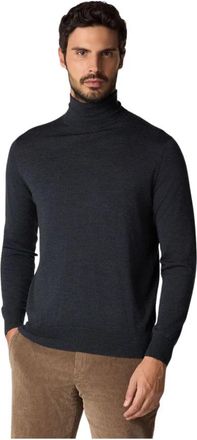 Brooks Brothers Merino-Wollpullover mit Rollkragen - - Knitwear - Herren - Grau - M