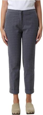 Etro Femme, Pantalons, Bleu, Taille: 38 FR Pantalon Court Imprim&eacute;