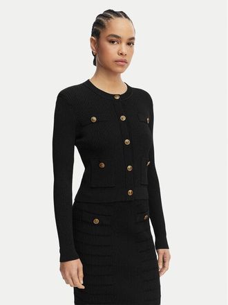 Guess Strickjacke W5YR09 Z0130 Schwarz Regular Fit