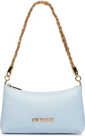 Love Moschino Femme, Sacs, Bleu, Taille: ONE Size Twisted Strap Tote Bag