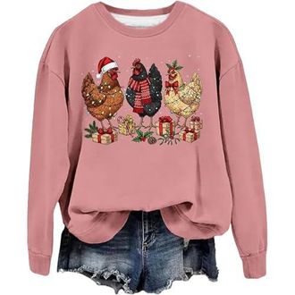 Generic Pull Noel Femme Pull De Noel Femme Pulls De Noël Sweatshirt Uni Fit Détente Top Quotidien Confy