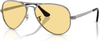 Ray-Ban unisex, Accessoires, Gris, Taille: 58 MM Lunettes de soleil Aviator Max
