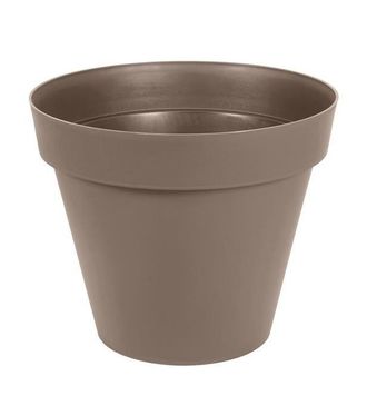 Eda Pot de fleur Toscane &Oslash;80 x 66 cm rond - 170L - Taupe