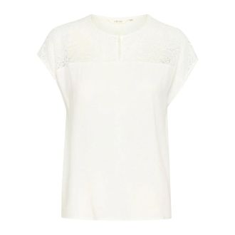 Cream Wei&szlig;e Spitzen Schulterbluse - - Blouses & Shirts - Damen - Wei&szlig; - M