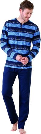 Hajo Herren Schlafanzug Klima-Light Heavy Jersey