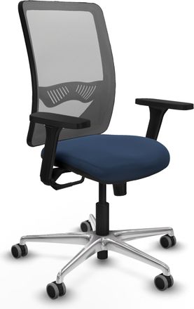 Piqueras y Crespo Stuhl mit R&uuml;ckenlehne Zulema mit 3D-Armlehnen, h&ouml;henverstellbare Lendenwirbelst&uuml;tze. Ausgestattet mit 3 Positionen und Schneideschaum. Mit Rollen von 