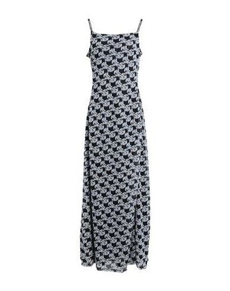 Karl Lagerfeld KLJ SLIP MAXI AOP MESH DRESS