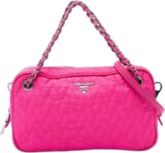 Prada Pre-owned Nylon Satchel - - Pre-owned - Damen - Rosa - ONE SIZE