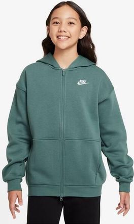 Nike Kinder Unterjacke G NSW CLUB FLC OVRSZD FZ LBR