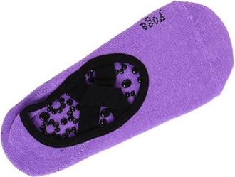 BESTONZON ibasenice Chaussettes de Yoga Antid&eacute;rapantes pour Femmes en Coton Absorbant la Transpiration Taille Unique Semelle &agrave; Picots 3D pour Pilates Danse et F