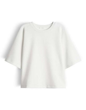OPUS Sweatshirt Relaxed geschnittenes Sweatshirt aus Baumwoll-Mix Verk&uuml;rzte L&auml;nge, lockerer Boxy Fit f&uuml;r Alltag und Freizeit
