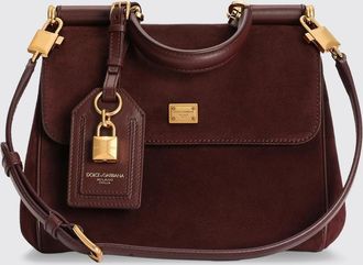 Dolce & Gabbana Kleine My Sicily Handtasche aus Leder mit abnehmbarem Schulterriemen