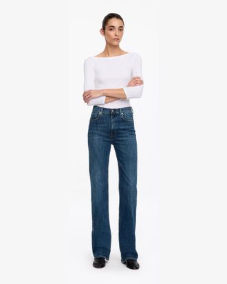 Arket LINDEN Bootcut Jeans -Blau