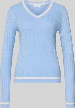 Christian Berg Slim Fit Longsleeve in Strick-Optik