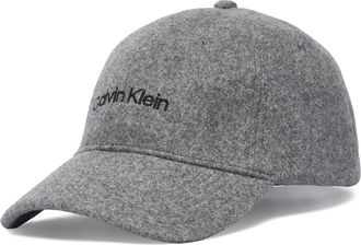 Calvin Klein Cap Calvin Klein Embroidered Titlecase Logo Felt LV04D5131G Grau