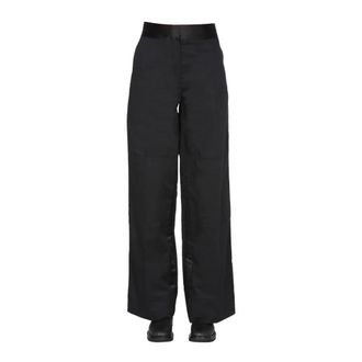 Raf Simons Damen, Hosen, Schwarzk, SGr&ouml;&szlig;e