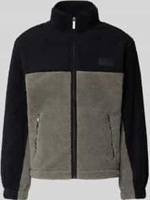 Karl Kani Fleecejacke mit Reißverschlusstaschen