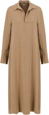 Max Mara Damen Kleid aus Seiden-Mix OSSOLA