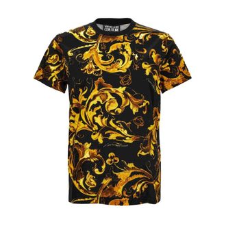 Versace Jeans Couture Homme, Tops, Multicolore, Taille: S Baroque Printed T-Shirt