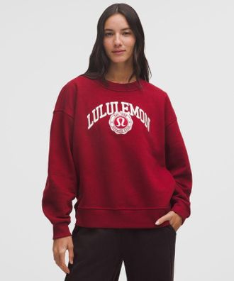 lululemon Pull col rond Perfectly Oversized Graphic pour Femmes - Taille XS