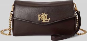 Lauren Ralph Lauren Umh&auml;ngetasche aus echtem Leder mit abnehmbarer Tragekette