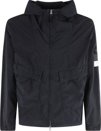 Stone Island Homme, Vestes, Bleu, Taille: L Parka Courte