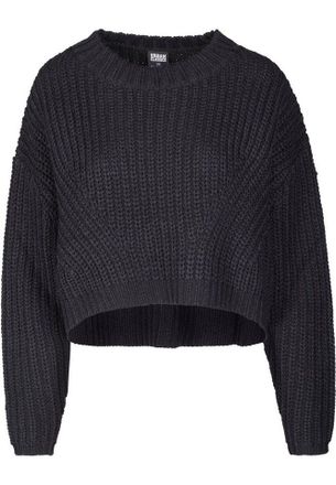 Urban Classics Rundhalspullover Urban Classics Damen Ladies Wide Oversize Sweater (1-tlg)