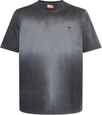 Diesel Homme, Tops, Gris, Taille: S T-Shirt T-Adjust-R15