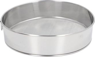 Filfeel Aramox Tamis 80 Mesh Tamis De Farine Tamis &agrave; Farine Rond, Grande Passoire &agrave; Mailles Fines en Acier Inoxydable 304 de 80 Mailles, Rev&ecirc;tement Antiadh&eacute;si