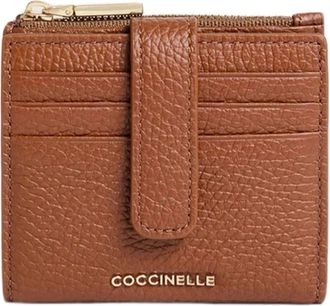 Coccinelle Femme, Accessoires, Brun, Taille: ONE Size Metallic Soft Mini Wallet