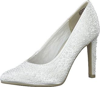Marco Tozzi Femme Damen 2-2-22407-20 Escarpins, Blanc (White Comb), 38 EU