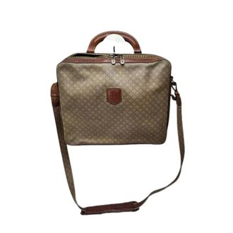 Celine Sac &agrave; main vintage en cuir Pre-owned - Femme - Pre-owned - Beige - Taille: ONE Size
