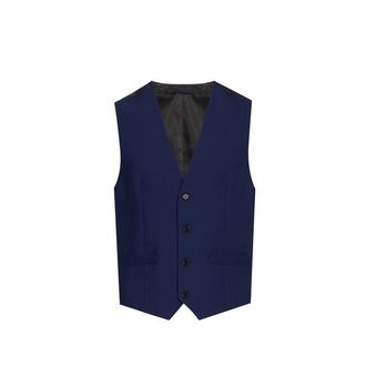 Au Printemps Paris Wolljacke - blau