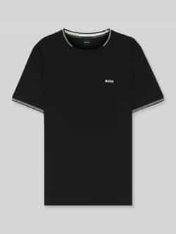 HUGO BOSS Regular Fit T-Shirt aus Baumwoll-Mix Modell TAUL