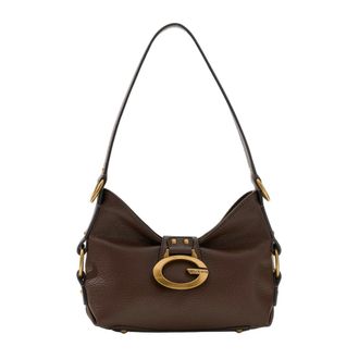 Guess Sac bandouli&egrave;re mini Camden - Femme - Sacs - Brun - Taille: ONE Size