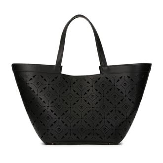 Kazar Leder-Boot-Bag mit durchbrochenem Muster - - Bags - Damen - Schwarzk - ONE SIZE