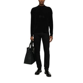 Emporio Armani Capsule Pullover - - Knitwear - Herren - Schwarzk - XL