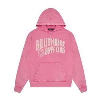 Billionaire Boys Club Arch Logo Half Zip Popover Hood - - Sweatshirts & Hoodies - Herren - Rosa - M