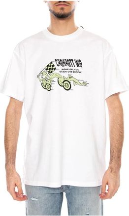 Carhartt Work in Progress Homme, Tops, Blanc, Taille: XL Make Believe League T-S