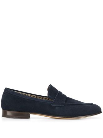 Fratelli Rossetti mocassins &agrave; empi&egrave;cements &eacute;lastiqu&eacute;s - Bleu