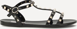 Valentino Garavani Rubber Rockstud Sandals Female 39