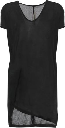 Rick Owens Femme, Robes, Noir, Taille: 38 FR Temple Hiked T-Shirt